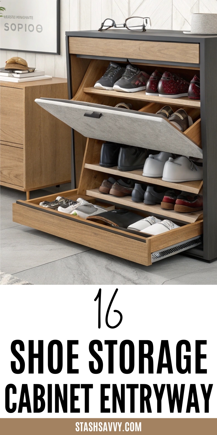 16 Pristine Shoe Storage Cabinet Entryway Styles for Elevated Spaces
